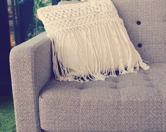 Macrame pillow | Etsy