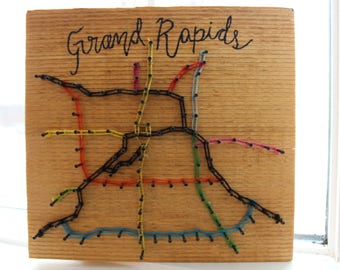 World Map String Art