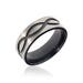 New Infinity His and Hers Set Titanium Wedding Rings