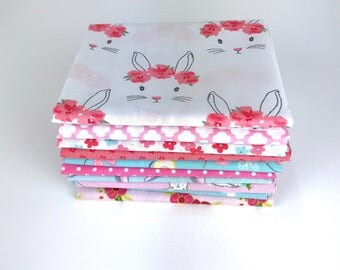 Bunny fabric | Etsy