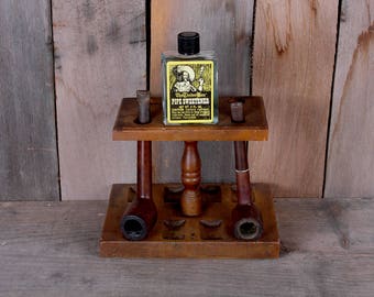 Vintage pipe rack | Etsy