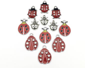 Ladybug beads | Etsy