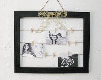 Clothespin frame | Etsy