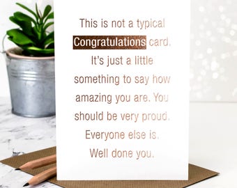 Well done card | Etsy