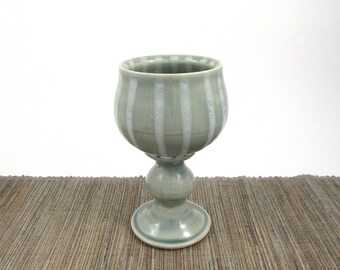 Ceramic goblet | Etsy