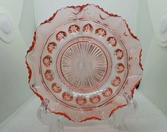 Vintage pink glass | Etsy