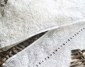 Embroidered lace | Etsy