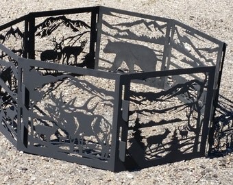 Steel fire pit | Etsy