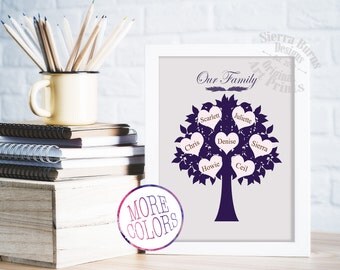 Family tree art | Etsy