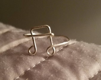 Music note ring | Etsy