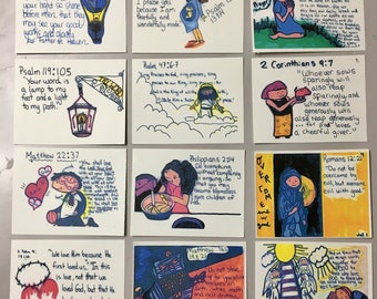 Printable Hand-drawn IDENTITY Scripture Memory Bible Verse