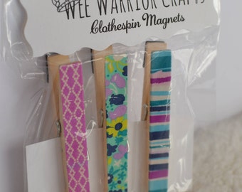 Clothespin magnets | Etsy
