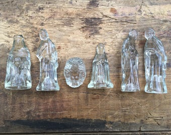 Glass nativity | Etsy