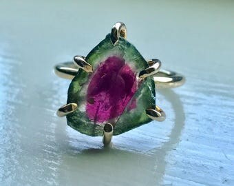 Watermelon tourmaline | Etsy