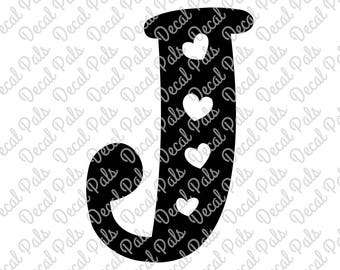 Letter j svg | Etsy