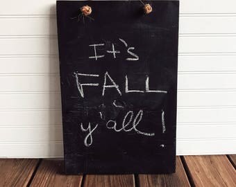 Rustic chalkboard | Etsy