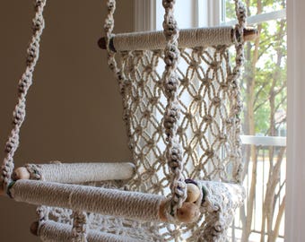 Macrame swing | Etsy