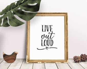 Live out loud | Etsy