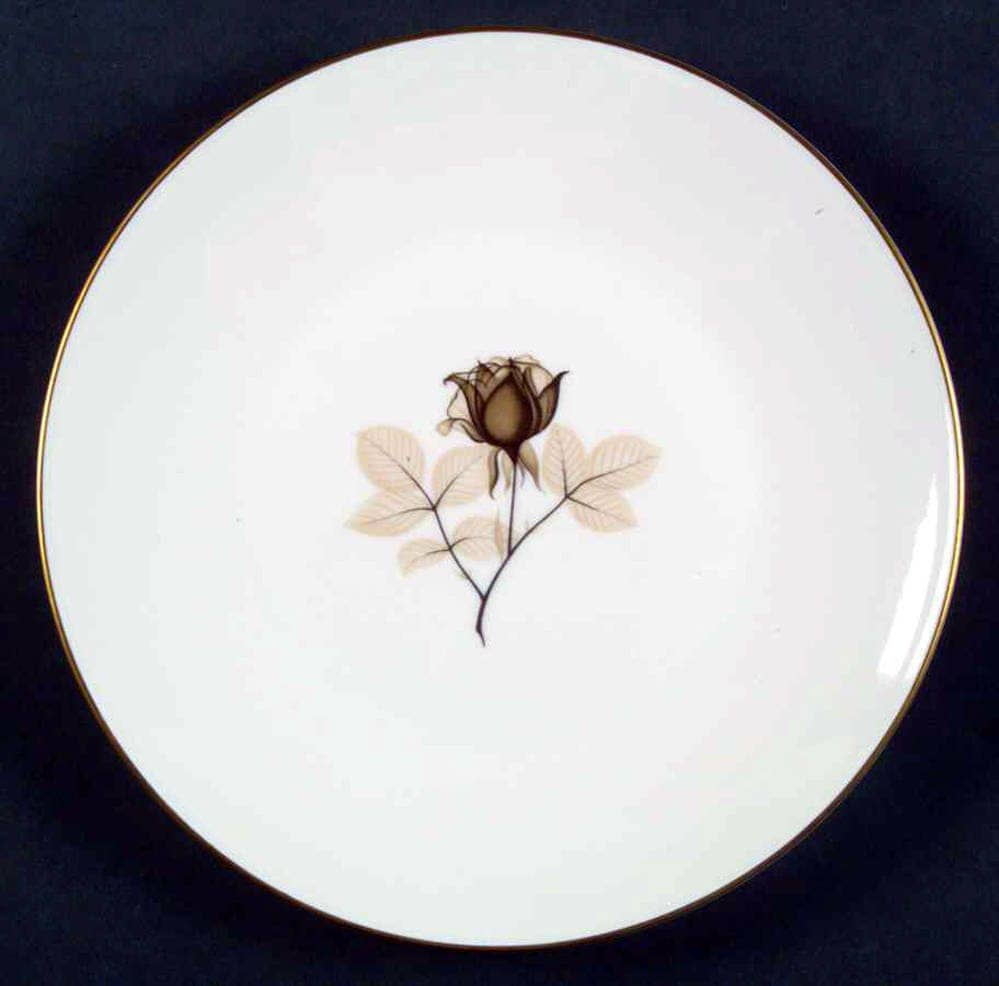 Vintage (c.1960s) Rosenthal Continental Shadow Rose salad plate. Made ...