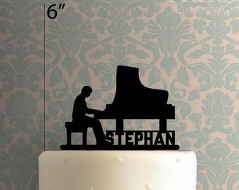Piano cake topper | Etsy