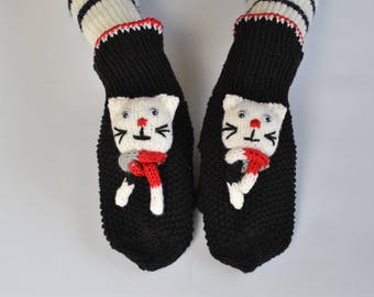 Animal mittens | Etsy