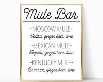 Moscow mule sign | Etsy