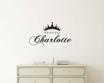 Princess wall decal | Etsy