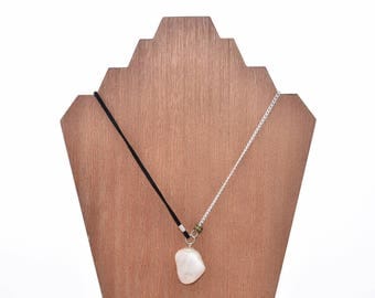 White stone necklace | Etsy