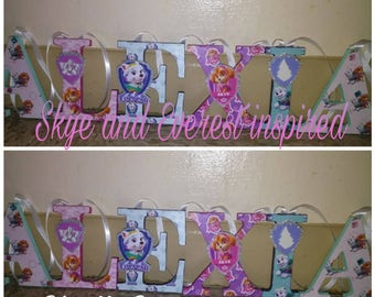 Paw patrol letters | Etsy