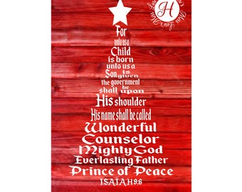 Isaiah 9 6 | Etsy