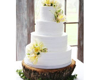 Log cake stand | Etsy