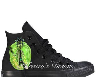 Rick and morty shoes | Etsy