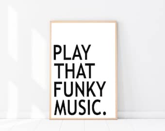 Music wall quote | Etsy