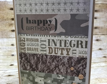 Military card | Etsy