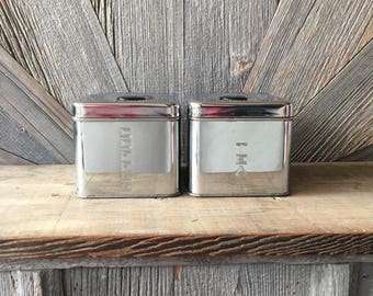 Vintage canister set | Etsy