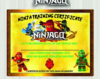 Ninjago invitations | Etsy