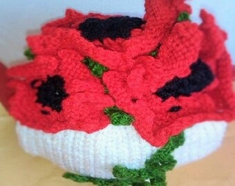 Knitted tea cosy | Etsy