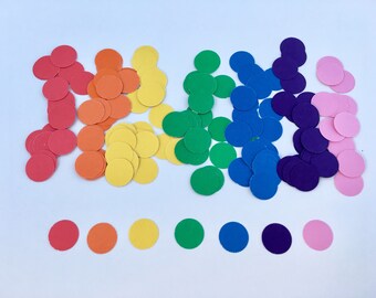 Cardstock circles | Etsy