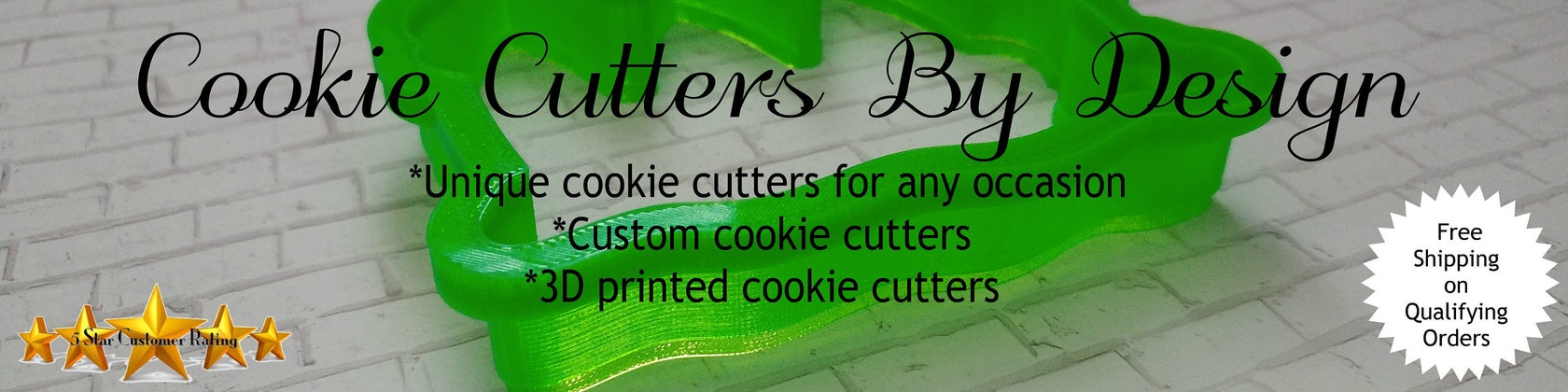 We can make custom cookie cutters from your by CookieCuttersByDsgn