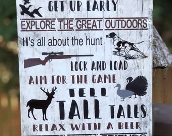 Hunting sign | Etsy