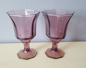 Pink goblets | Etsy