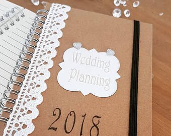 Personalised Gift Wedding Plans Notebook Custom Stationery