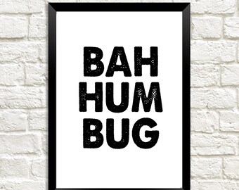 Bah Humbug SVG Bah Hum Bug SVG Scrooge SVG Christmas svg