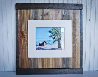 Reclaimed wood frame | Etsy