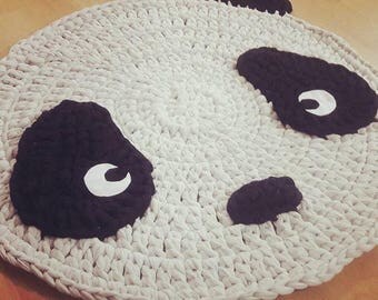 Crochet Round Rug Children Crochet Rug Cotton Yarn Rug Mat