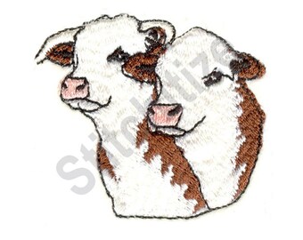 Cattle embroidery | Etsy
