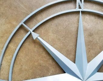 Compass wall art | Etsy