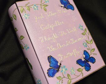 Hand painted book | Etsy