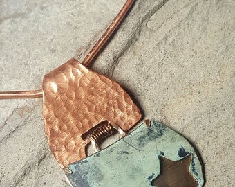 Copper neck wire | Etsy