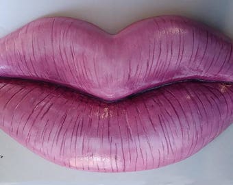 Lips sculpture | Etsy